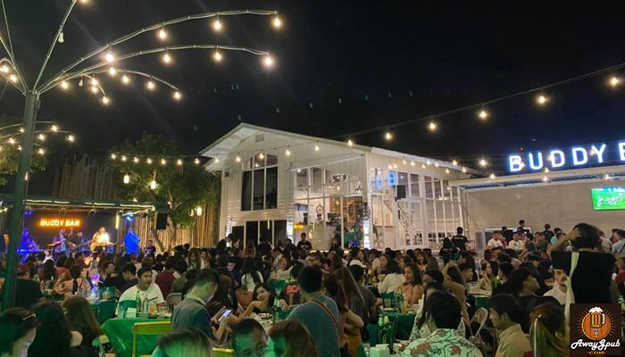 Buddy Bar ร้านนั่งชิวเบียร์โปรโมชั่นเอาใจคอบอลอุบลราชธานี