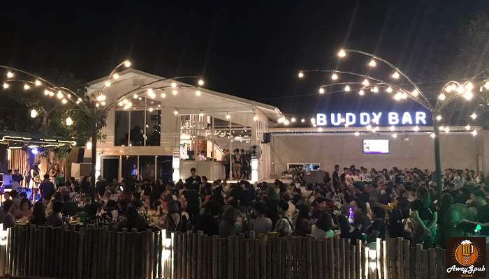 Buddy Bar ร้านนั่งชิวเบียร์โปรโมชั่นเอาใจคอบอลอุบลราชธานี
